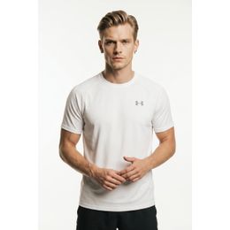 Under Armour Herren Trainingsshirt "UA TECH 2.0 SS TEE", wei&szlig;, Gr. M, Jersey, Obermaterial: 100% Polyester, Shirts, Kurzarm-Design, mit