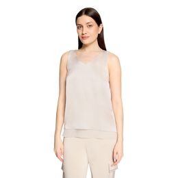Betty Barclay Damen Blusentop "Damen unifarben", beige, Gr. 36, Obermaterial: 100% Polyester. Futter: 100% Polyester, Blusen