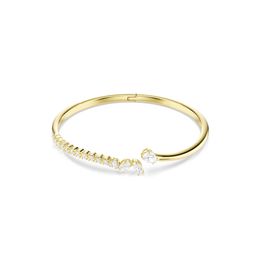 Swarovski Damen Armspange "Schmuck Geschenk MESMERA Armreif", L, Metall, gold, Metall, Armb&auml;nder, mit Swarovski Kristall, Zirkonia (synth.)
