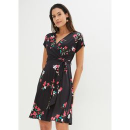bonprix Damen Jerseykleid, bunt, Gr. 52, Jersey, Obermaterial: 95% Polyester, 5% Elasthan. Futter: 100% Polyester, Kleider, f&uuml;r festliche Anl&auml;sse,