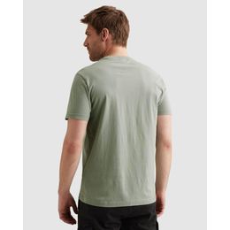PME-Legend PME LEGEND Herren T-Shirt "Short sleeve r-neck single jersey fotoprint", gr&uuml;n, Gr. L, bedruckt, Jersey, Obermaterial: 100% Baumwolle, Shirts, mit