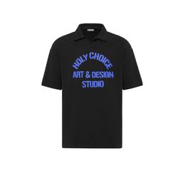 Dandalo Polo Collar T-shirt Herren Gr&ouml;&szlig;e S blau / schwarz