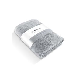 Badet&uuml;cher HERZBACH HOME, silber, Obermaterial: 100% Baumwolle CO., Handt&uuml;cher, "Pura", 550g/m&sup2;, Premium-Qualit&auml;t, 100% Baumwolle, einfarbig