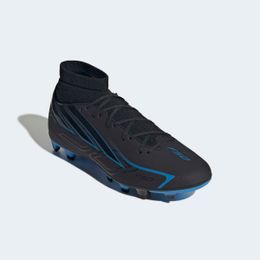 Damen Fu&szlig;ballschuh "F50 HYPERFAST CLUB MID, FESTE / GEMISCHTE B&Ouml;DEN", adidas Performance, Gr. 44core schwarz, core schwarz, lucid ray blau,