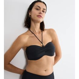 Triumph Damen Balconette-Bikini-Top "Summer Twist DP", schwarz, Gr. 36, Microfaser, Obermaterial: 77% Polyamid, 23% Elasthan, Bikini-Oberteile,