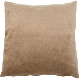 G&ouml;zze Dekokissen G&Ouml;ZZE, B:60cm L:60cm, grau, Obermaterial: 100% Polyester, Dekokissen_Sitzkissen_Kissenh&uuml;llen, "Muri", in vielen Unifarben