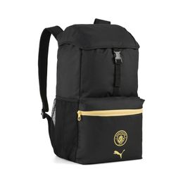 Puma Freizeitrucksack "Manchester City ftblCulture 24 l Rucksack Erwachsene", B/H/T: 27cm x 46cm x 19cm, onesizeschwarz flaxen gelb, Rucks&auml;cke