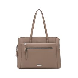 Tamaris Damen Shopper "Shopper TAS Melissa", grau, Polyester, Taschen