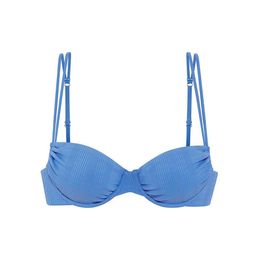 Copenhagen Studios Bikini-Oberteil in Blau - 76% | Gr&ouml;&szlig;e 40D-Cup | Damen-bademode