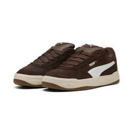 Puma Herren Sneaker "Park Lifestyle II Sneakers Erwachsene", Gr. 40,5chestnut braun wei&szlig;, Obermaterial: Kuhleder, Textil, Synthetik. Futter: Textil.