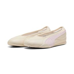 Puma Damen Sneaker "CATCH SOLEIL BALLERINA", Gr. 37, beige, Synthetik, Schuhe, f&uuml;r vielseitige Aktivit&auml;ten, mit Textil-Innenmaterial