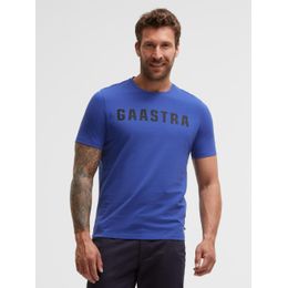 Gaastra Herren Rundhalsshirtmarina blau, Gr. S, bedruckt, Single Jersey, Material: 100% Baumwolle, Shirts, aus Baumwolle