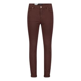 Betty Barclay Damen Slim-fit-Jeans "Damen mit Waschung", braun, Basic, Gr. 36, Obermaterial: 56% Baumwolle, 30% Viskose, 12% Polyester, 2% Elasthan,