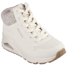 Skechers M&auml;dchen Sneaker "Uno Gen1 - Darling Daze", Gr. 36, beige, Lederimitat, Textil, Schuhe, Schn&uuml;rboots, Winterstiefel, High Top Sneaker mit