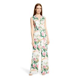 Vera Mont Damen Overall "Damen mit Bindeg&uuml;rtel", bunt, Gr. 44, Jersey, Obermaterial: 85% Polyester, 15% Elasthan. Futter: 100% Polyester, Overalls