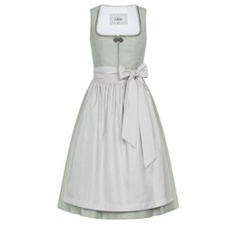 N&uuml;bler N&Uuml;BLER Damen Dirndl "Midi Dirndl Flurina", gr&uuml;n, Gr. 48, Obermaterial: 100% Polyester PES., Kleider