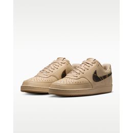 Nike Sportswear Herren Sneaker "COURT VISION SE", Gr. 40rattan, mink braun, rocky tan, Synthetik, Schuhe, inspiriert vom Design des Nike Air Force