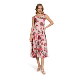 Vera Mont Damen Cocktailkleid "Damen mit Print", rosa, Gr. 46, Chiffon, Obermaterial: 100% Polyester. Futter: 100% Polyester, Kleider