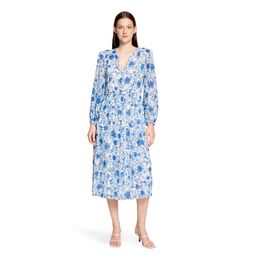 Vera Mont Damen Sommerkleid "Damen im Boho Style", blau, Gr. 46, Obermaterial: 100% Polyester. Futter: 100% Viskose, Kleider