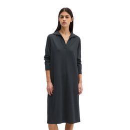 Marc O'Polo MARC O'POLO Damen Jerseykleid "aus flie&szlig;endem Soft-Touch-Jersey", grau, Gr. S, unifarben, Obermaterial: 68% Viskose, 32% Polyester, Kleider