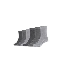 Mustang Damen Socken, Gr. 39, grau, Baumwollmischung, Socken, mit verst&auml;rktem Fersen- und Zehenbereich