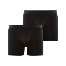 Falke Herren Boxer "Daily Comfort", Gr. XL, schwarz, Obermaterial: 96% Baumwolle CO. 4% Elasthan EL., Unterhosen