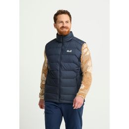 Jack Wolfskin Herren Daunenweste "WILD PASS DOWN VEST M RDS", blau, Gr. M, Obermaterial: 100% Polyester. F&uuml;llung: 90% Daunen, 10% Sonstige Fasern.