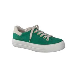 Paul Green Leder-Sneakers in Gr&uuml;n - 68% | Gr&ouml;&szlig;e 40,5 | Damen-sneakers