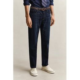 Gant Herren 5-Pocket-Jeans, blau, Gr. 33, Denim/Jeans, Obermaterial: 97% Baumwolle, 2% Polyester, 1% Elasthan, Jeans