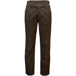 Bison Herren Chinos "Chino Regular Fit", braun, Gr. 40, unifarben, Obermaterial: 98% Baumwolle, 2% Elasthan, Hosen