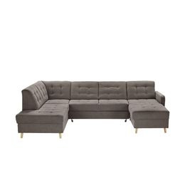 Wohnlandschaft Venus braun Ma&szlig;e (cm): B: 299 H: 88 T: 195.0 Sofas > Sofas nach Material > Stoffsofas &raquo; Sofa DE