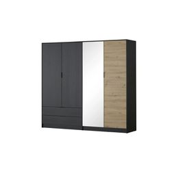 M&ouml;bel Kraft Dreht&uuml;renschrank grau Ma&szlig;e (cm): B: 220,5 H: 203 T: 54.0 &raquo; M&ouml;bel Kraft