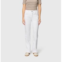 MAC Damen Bootcut-Jeans "LAURA"wei&szlig;, Gr. 36, Denim/Jeans, Obermaterial: 88% Baumwolle, 8% Elastomultiester, 4% Elasthan, Jeans, Figurformende