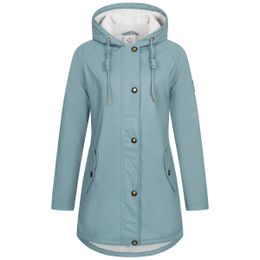 ANKERGLUT Damen Regenmantel "ANKERGLUTTRAUM WOMEN", blau, Gr. 40, Web, Obermaterial: 100% Polyurethan. Futter: 100% Polyester&ldquo;, M&auml;ntel, auch in