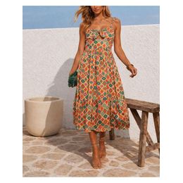 Milan Kiss Kleid in Bunt - 60% | Gr&ouml;&szlig;e S | Damen-kleider