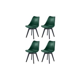 M&ouml;bel Kraft Stuhl 4er-Set gr&uuml;n Ma&szlig;e (cm): B: 49 H: 84 &raquo; M&ouml;bel Kraft