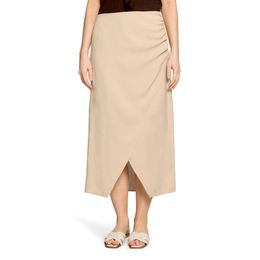 Cartoon Damen Midirock "Damen figurbetont"light sand, Gr. 42, Obermaterial: 91% Modal, 9% Polyester, R&ouml;cke