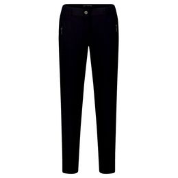 Betty Barclay Damen Stretch-Hose "Damen mit elastischem Bund", schwarz, Gr. 38, Obermaterial: 86% Polyester, 14% Elasthan, Hosen, Rei&szlig;verschluss