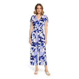 Betty Barclay Damen Overall "Damen mit Eingrifftaschen", blau, Gr. 36, Obermaterial: 95% Polyester, 5% Elasthan, Overalls