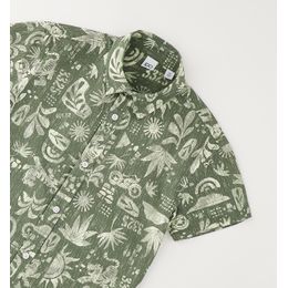 IDO Jungen Businessshirt "BABY BOY SUMMER SHIRT", gr&uuml;n, Gr. 110, 100% Baumwolle, Shirts