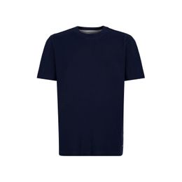 Pierre Cardin Herren T-Shirt "Pierre Cardin T-Shirt", blau, Gr. S, uni, Obermaterial: 100% Baumwolle CO., Shirts, mit feiner Fischgrat-Struktur