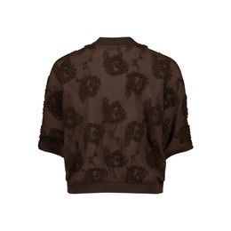 Zero Damen Jackenblazer "Damen mit Fledermaus&auml;rmeln", braun, Gr. 44, unifarben, Obermaterial: 90% Polyester, 10% Elasthan. Futter: ohne Futter,