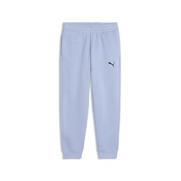 Puma M&auml;dchen Sporthose "Puma Cat Fleece-Strickhose Kinder", blau, Gr. 116, bedruckt, Obermaterial: 34% Polyester, 66% Baumwolle. Rippe: 97%