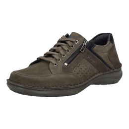 Josef Seibel Herren Schn&uuml;rschuh "New Anvers 87, granit-kombi", Gr. 40, grau, Obermaterial: 100% Rindsleder Leather cow., Schuhe