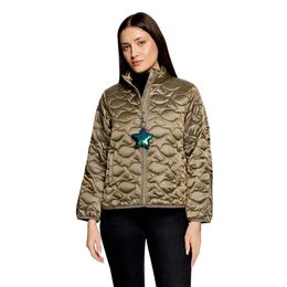 Cartoon Damen Steppjacke "Damen mit Eingrifftaschen"dusky gr&uuml;n, Gr. 34, Obermaterial: 100% Polyamid, Jacken