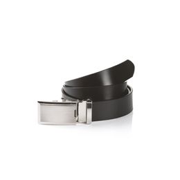 MONTI Herren Lederg&uuml;rtel, schwarz, Gr. 115, unifarben, Obermaterial: 100% Rindsleder, G&uuml;rtel, 3,5 cm breit, Klassisch-Business, Automatikschlie&szlig;e