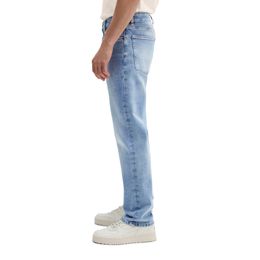 Marc O'Polo MARC O'POLO Herren Regular-fit-Jeans "aus Bio-Baumwoll-Mix"light blau, Gr. 32, unifarben, Obermaterial: 90% Baumwolle, 9% Polyester, 1% Elasthan,