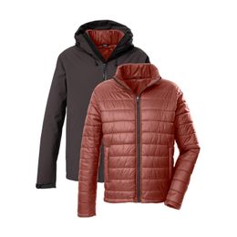 Killtec Herren 3-in-1-Funktionsjacke "KOW 95 MN JCKT"dunkelbraun, Gr. S, Obermaterial: 100% Polyamid.Futter: 100% Polyamid.F&uuml;llung: 100% Polyester,