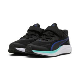 Puma Kinder Laufschuh "SKYROCKET 2 AC PS", Gr. 28, schwarz, Textil, Schuhe, f&uuml;r Sport und Freizeit, atmungsaktives Obermaterial, Klettverschluss