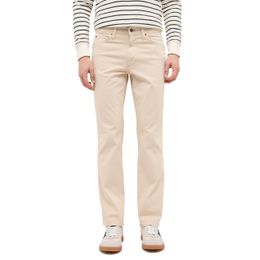 Mustang Herren 5-Pocket-Hose "Herren Style Tramper Straight", beige, Gr. 30, unifarben, Twill, 97% Baumwolle, 3% Elasthan, Hosen